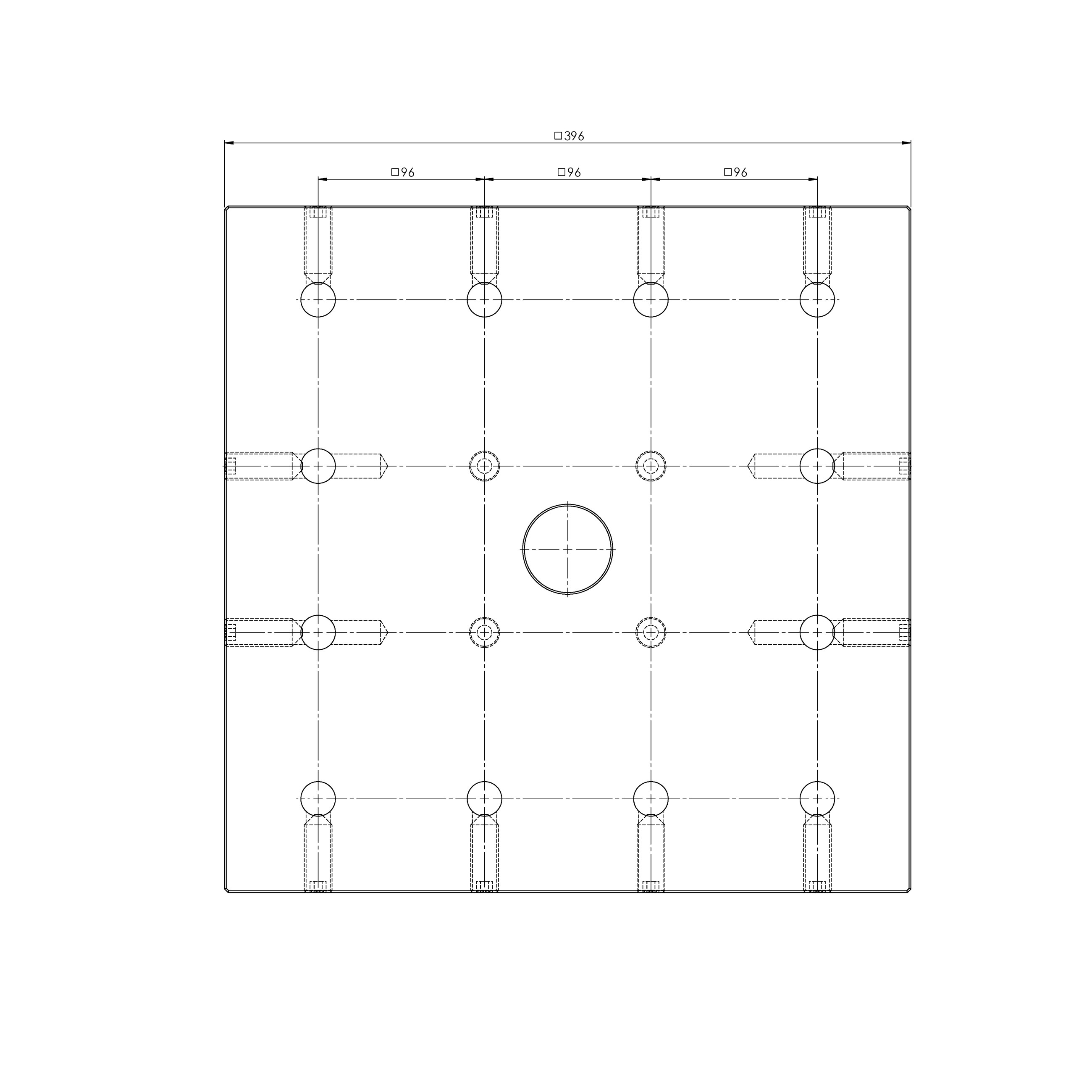 70005: Quick•Point® Quick•Tower Base Plate | LANG Technik USA